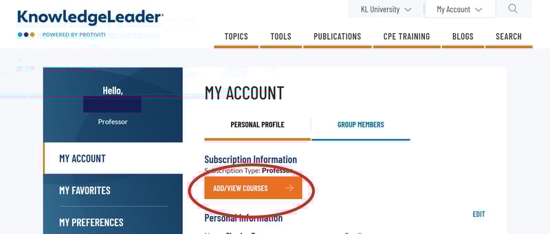 How do I create new course links to share with my students?